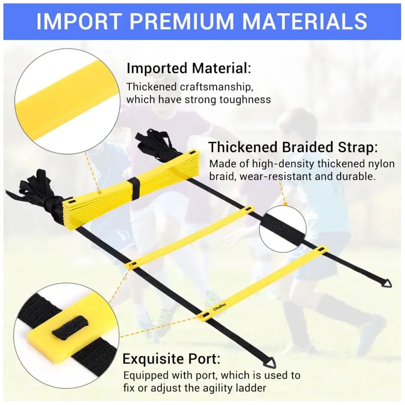 Agility Ladder with Disc Cones - NeuroFiT Connections