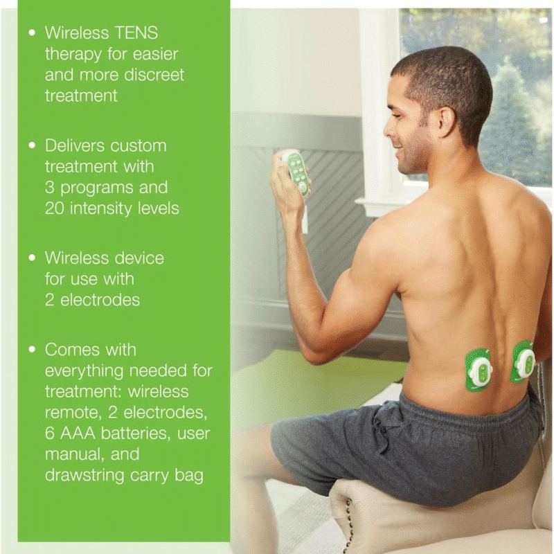 Wireless TENS Unit with Remote Control - NeuroFiT Connections