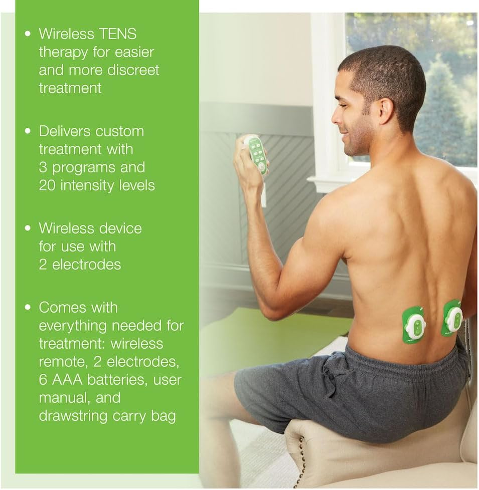 Wireless TENS Unit with Remote Control - NeuroFiT Connections